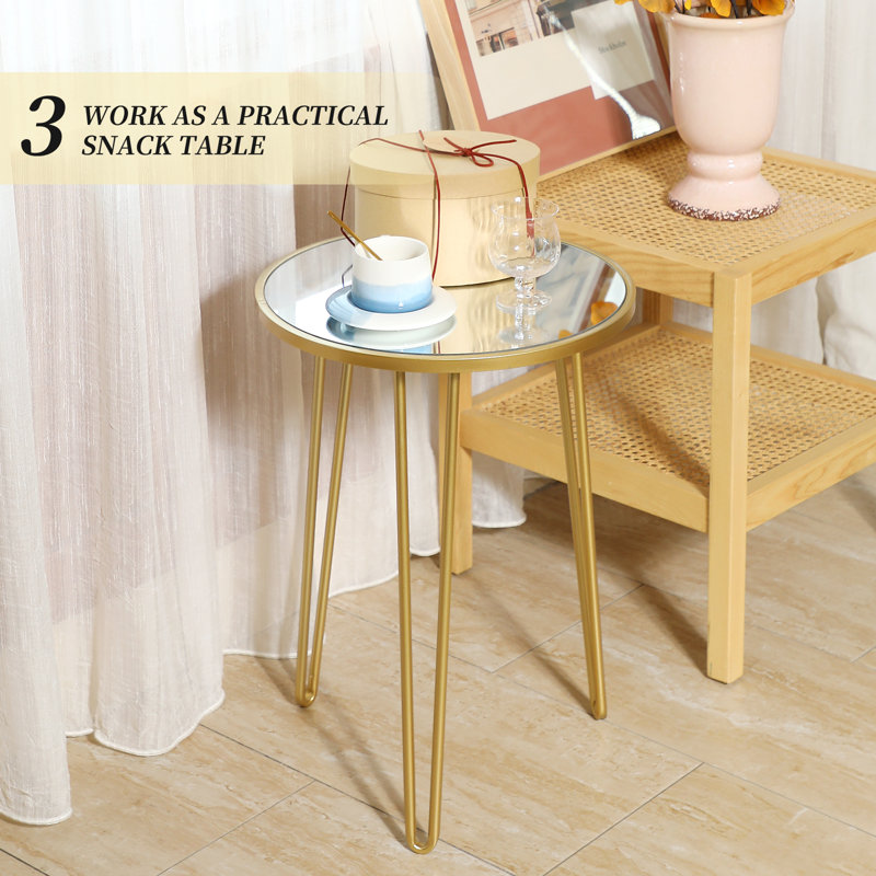 George Oliver Dier 21.5'' Tall Outdoor Modern Side Table & Reviews ...