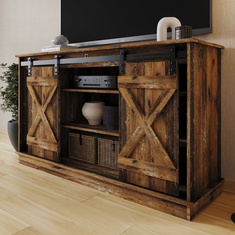 Gracie Oaks Trinece 54.33'' Media Console & Reviews | Wayfair