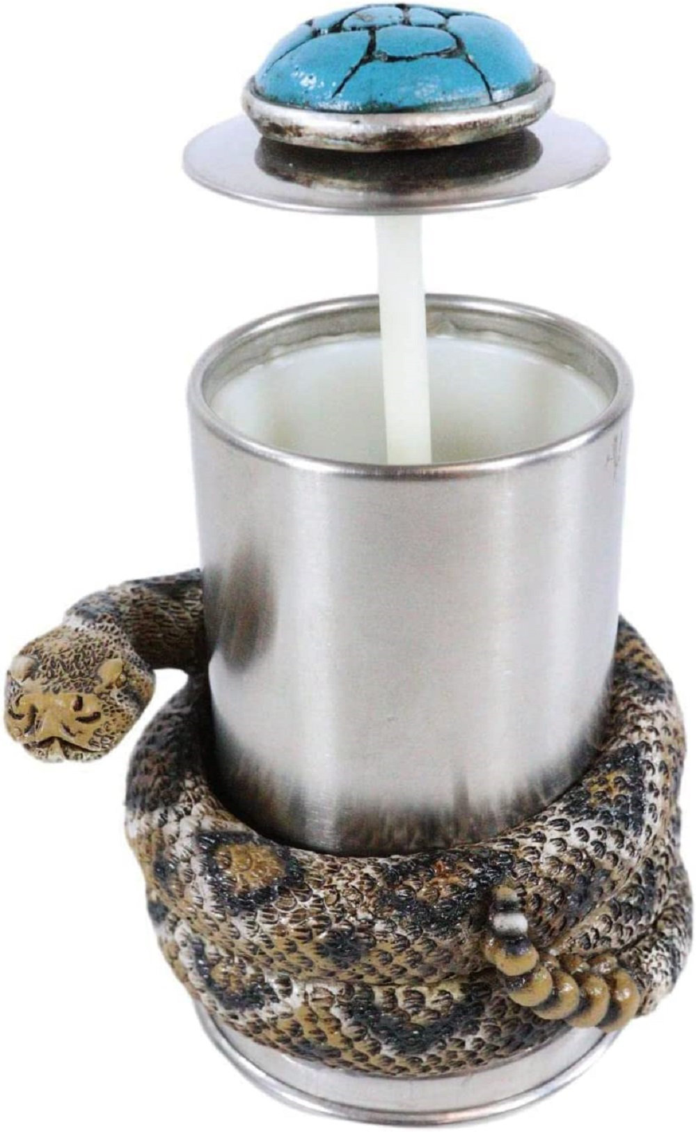 Dakota Fields Realistic Diamondback Rattlesnake Coiling Around ...