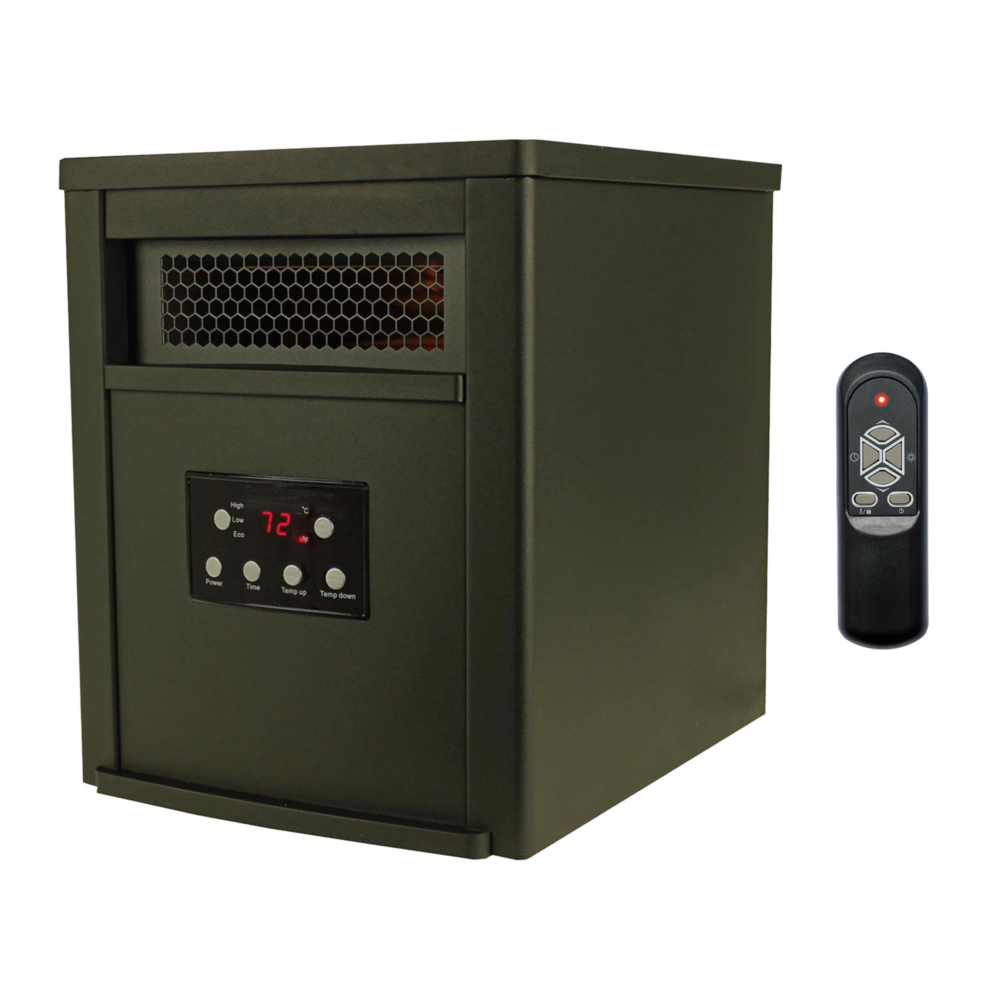 LifeSmart LifePro 6 Element 1500W Electric Infrared Quartz Indoor Space ...