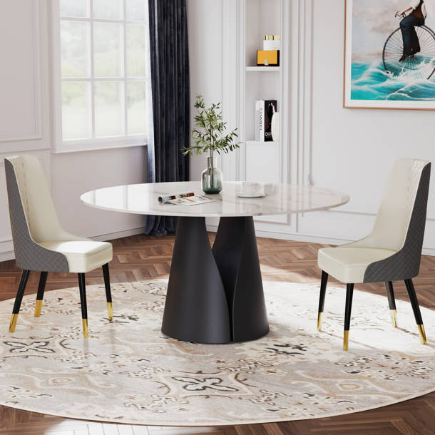 stone top extending dining table