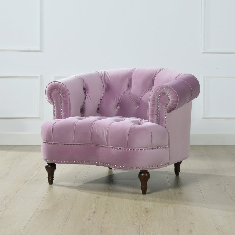 House of Hampton® Mercer Velvet Armchair & Reviews | Wayfair