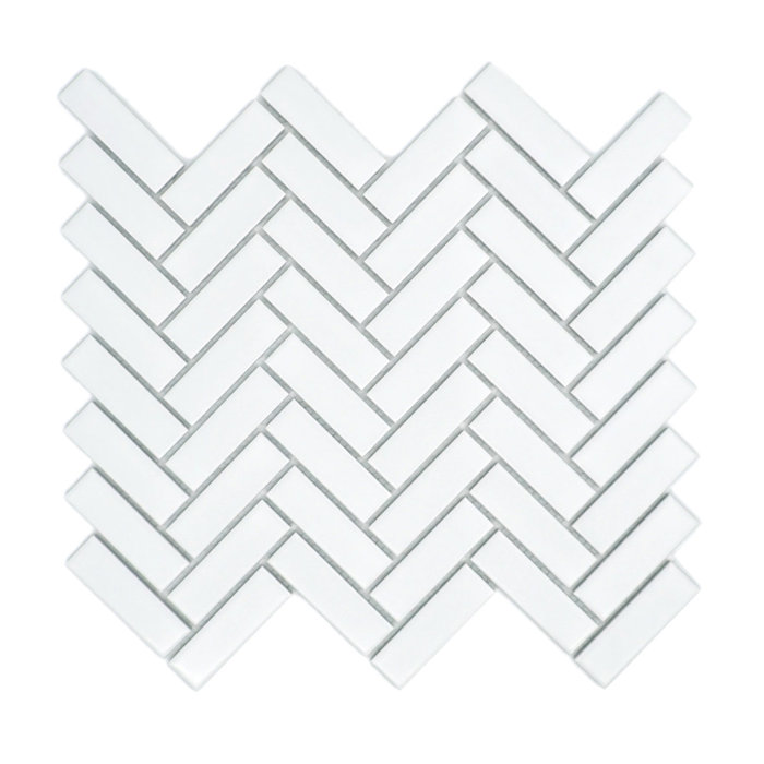 Emser Tile Impact™ 1" x 3" Porcelain Chevron Mosaic Tile & Reviews ...