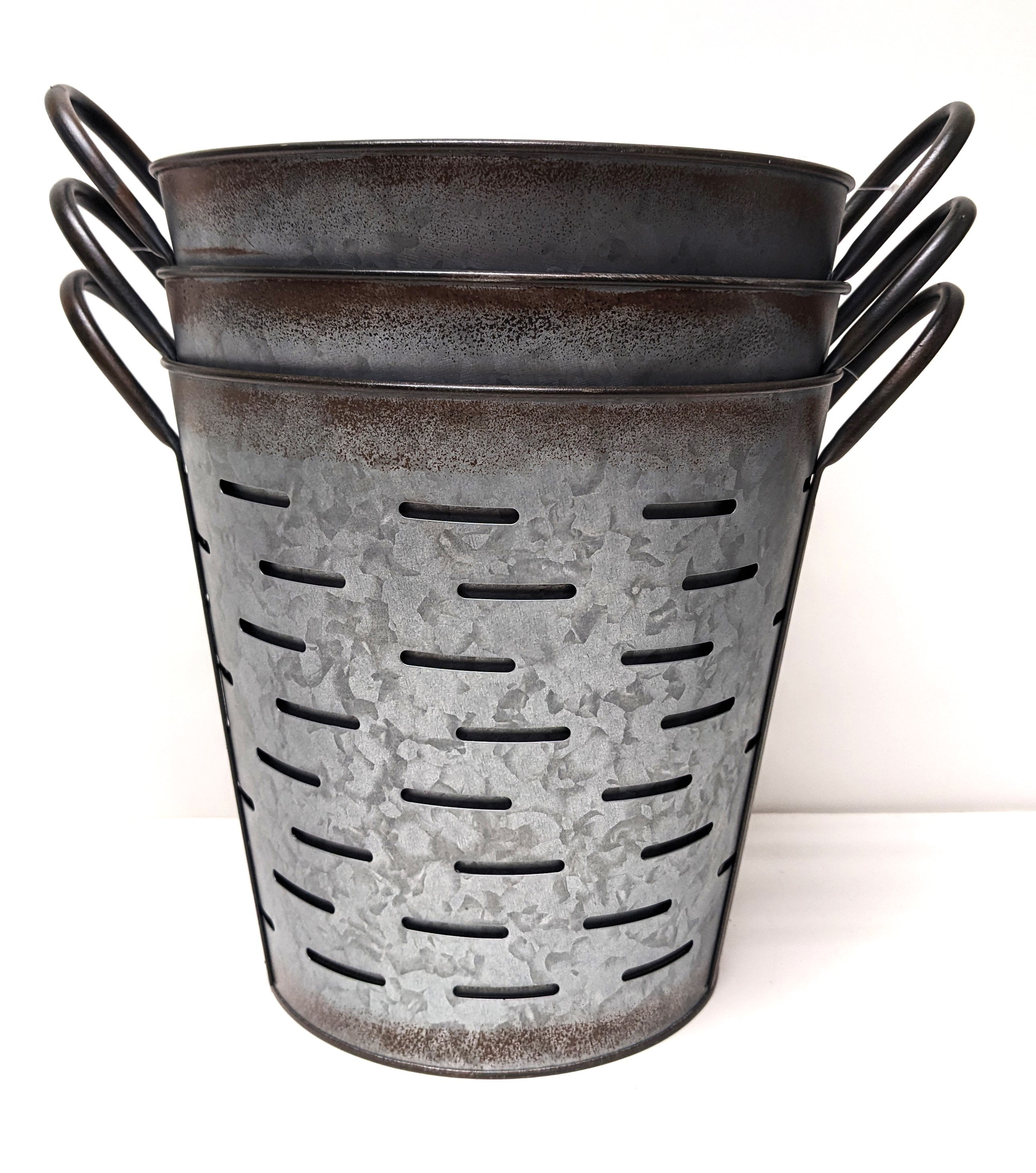 Gracie Oaks Galvanized Steel Bucket | Wayfair