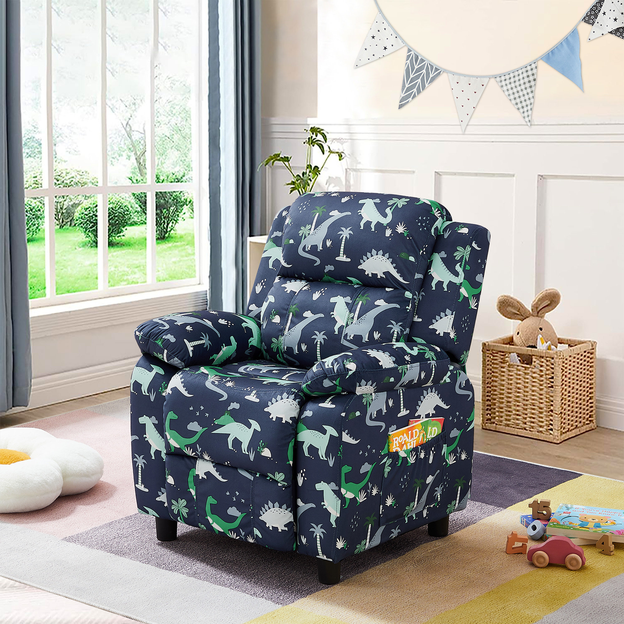 Viv + Rae™ Anastasia Kids Recliner Chair & Reviews | Wayfair
