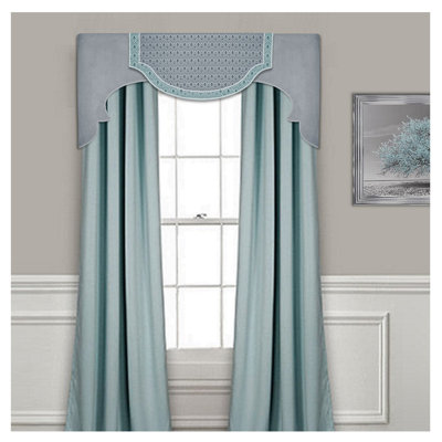 Traceable Designer Multi-Style No-Sew Swag Valance Kit for DIY Window ...