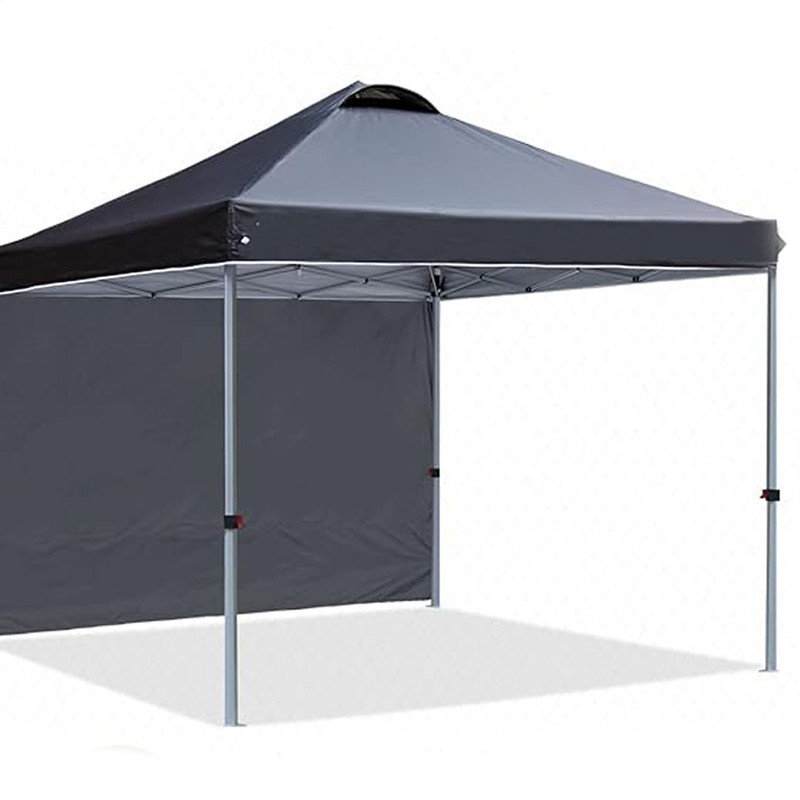 DEBLIT Polyester Pop-up Canopy Tent with Top Cover and 1 Sidewall ...