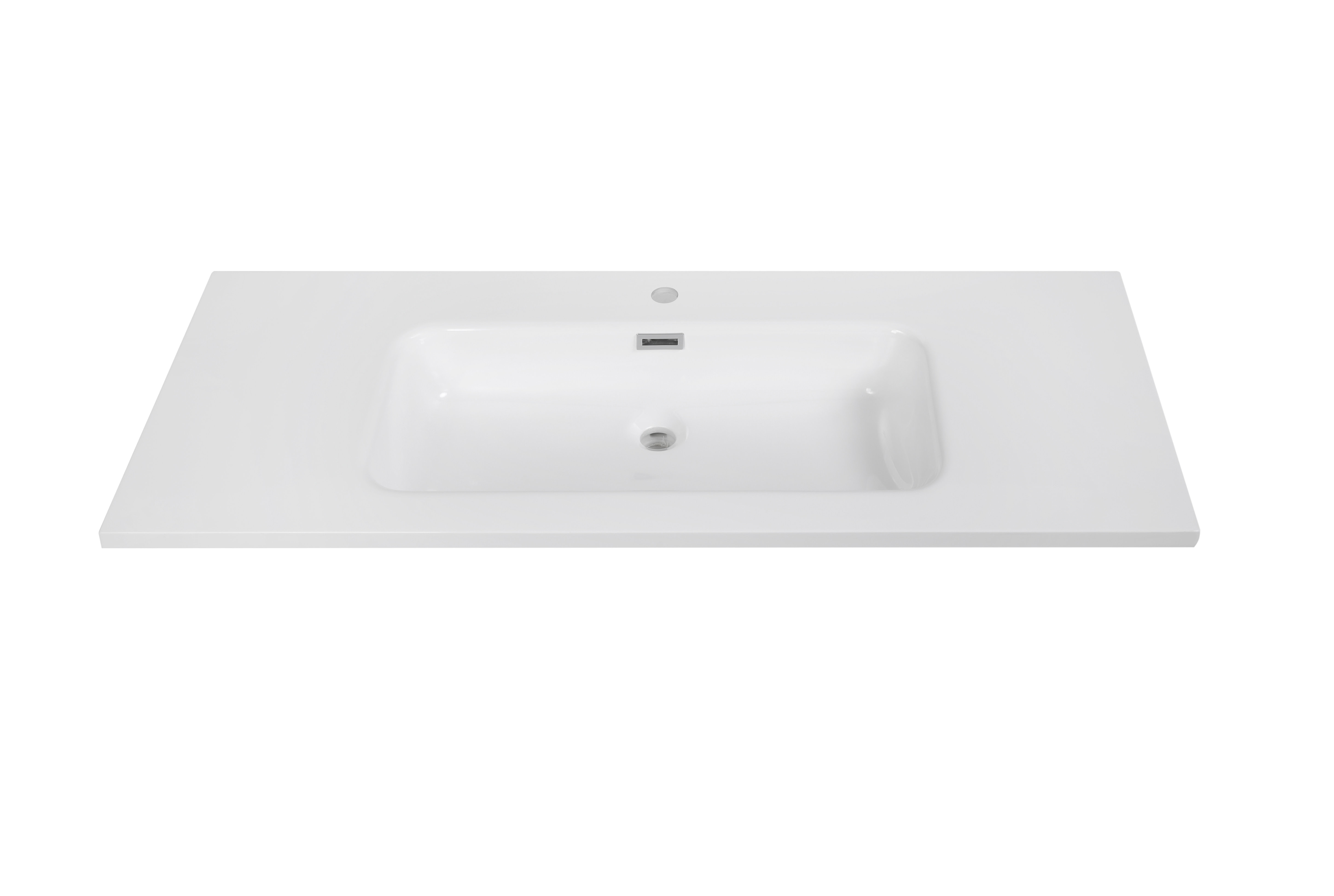 Streamline Bath 47.2" Solid Surface Resin Streamline Vanity Top ...