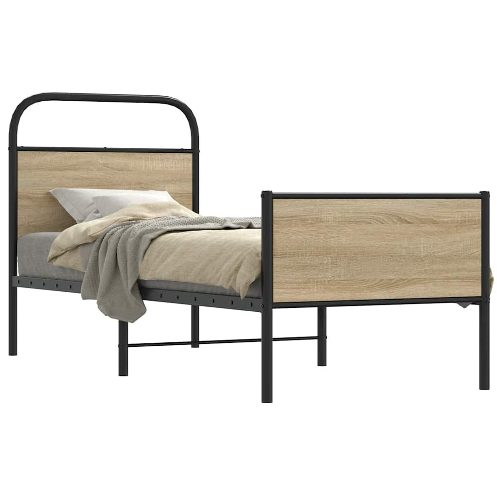 Ebern Designs Bed Frame Steel Rectangular Traditional | Wayfair