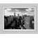 Bright Star Chicago City View B N W - Single Picture Frame Print ...