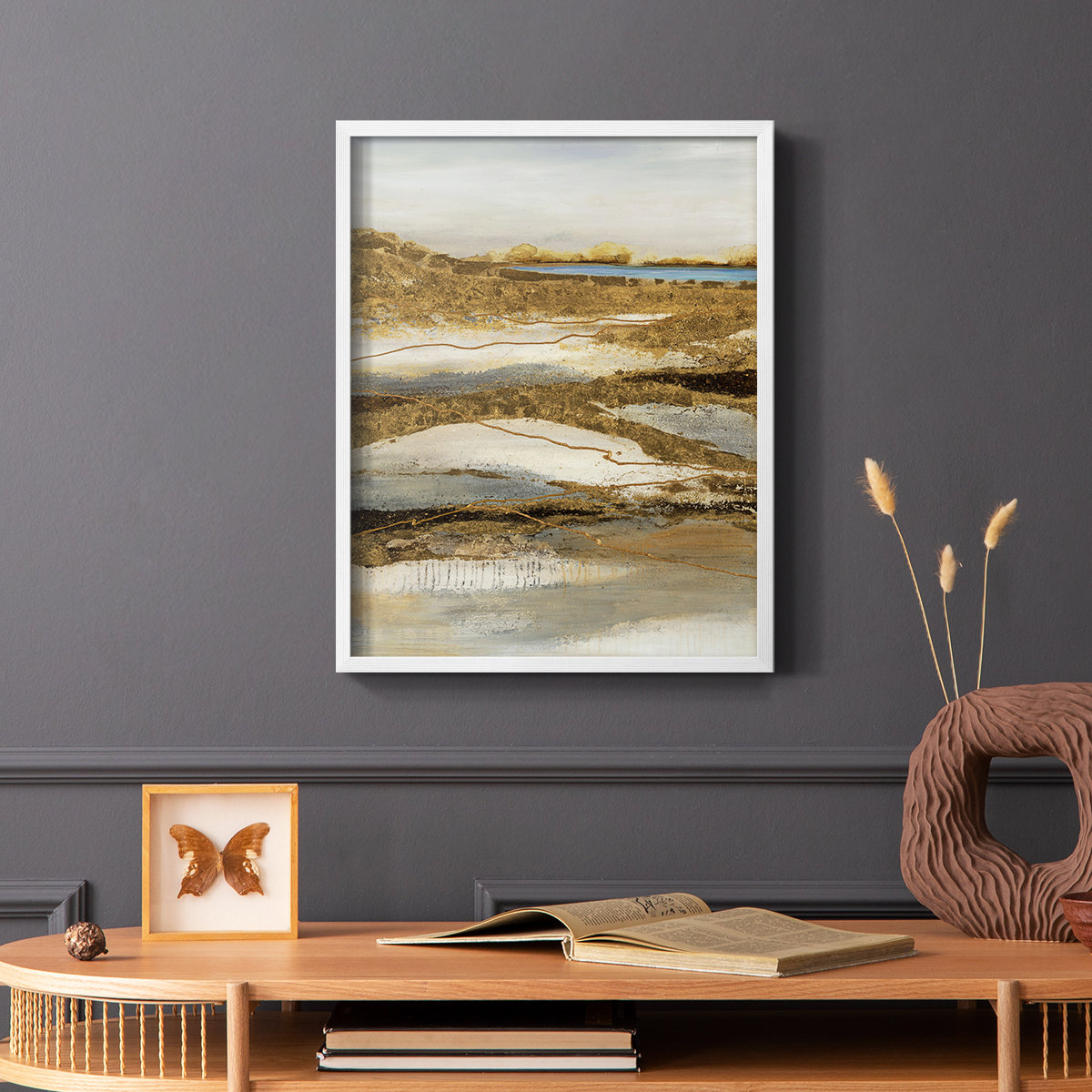 George Oliver Let's Go Over There Framed Print - Solid Wood | Wayfair