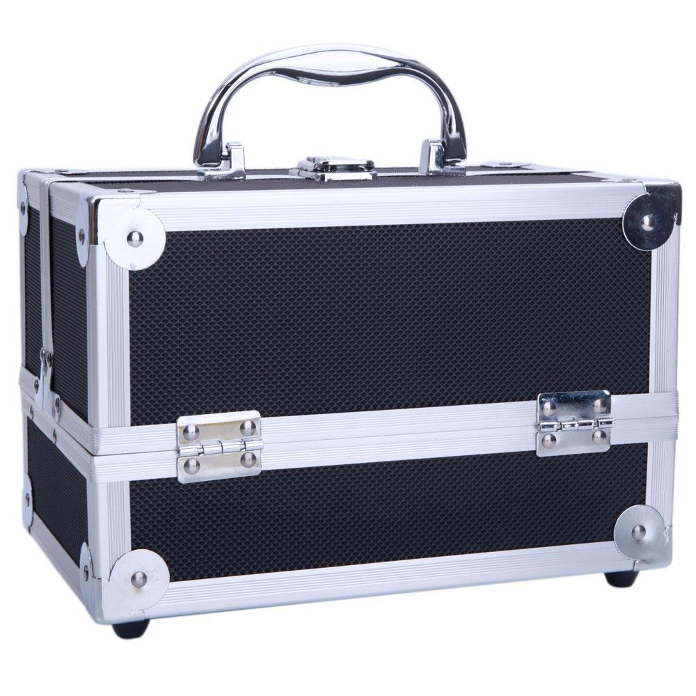 Symple Stuff Aluminum Makeup Case Jewellery Storage Box Lockable ...