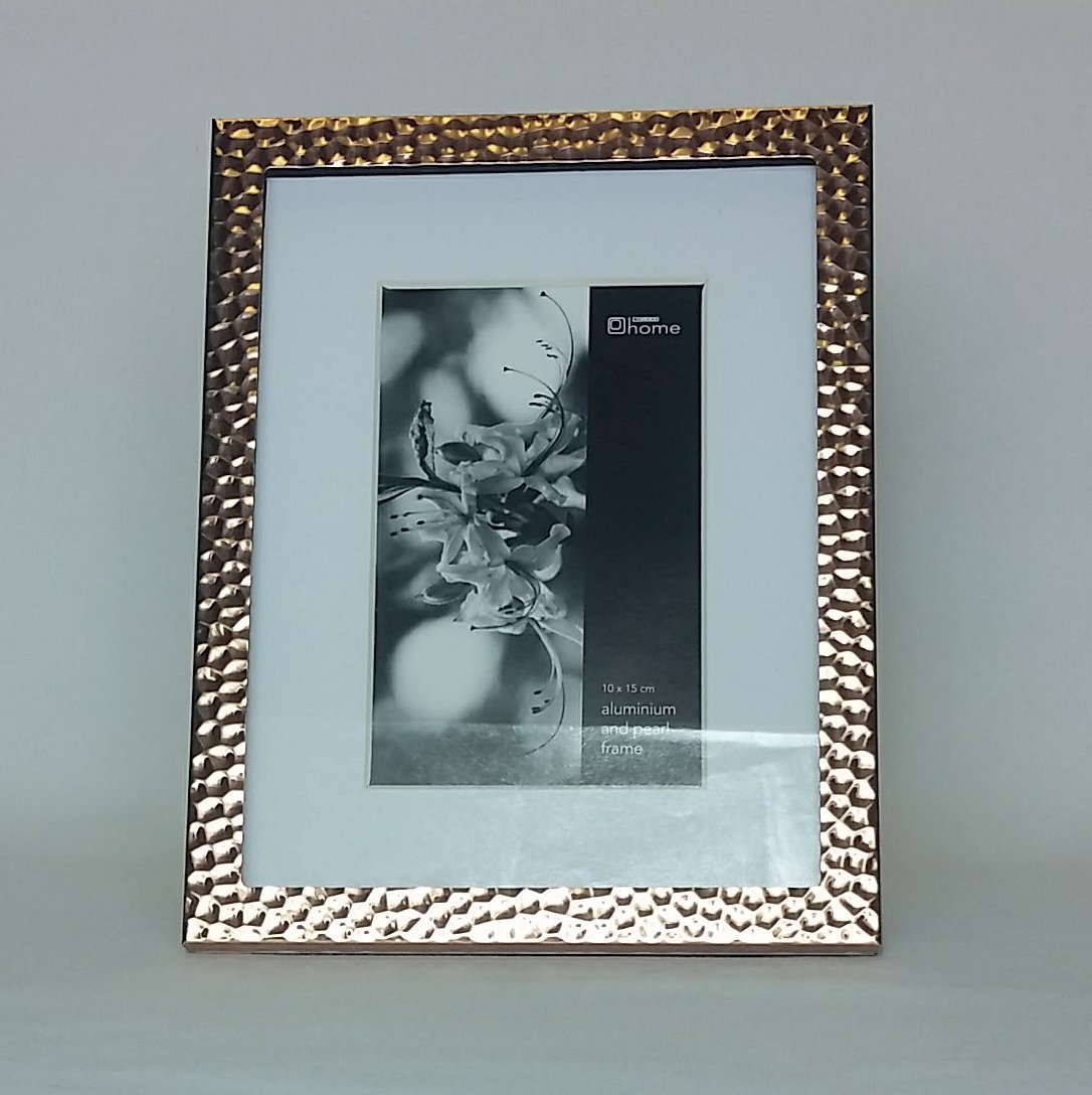 House of Hampton® Abrams Hammered Border Picture Frame | Wayfair