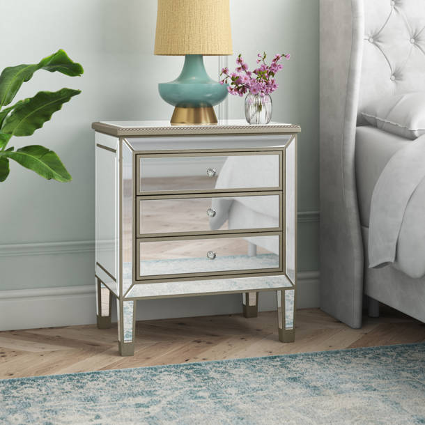 House of Hampton® Fuson 9 Drawer Double Dresser with Mirror | Wayfair