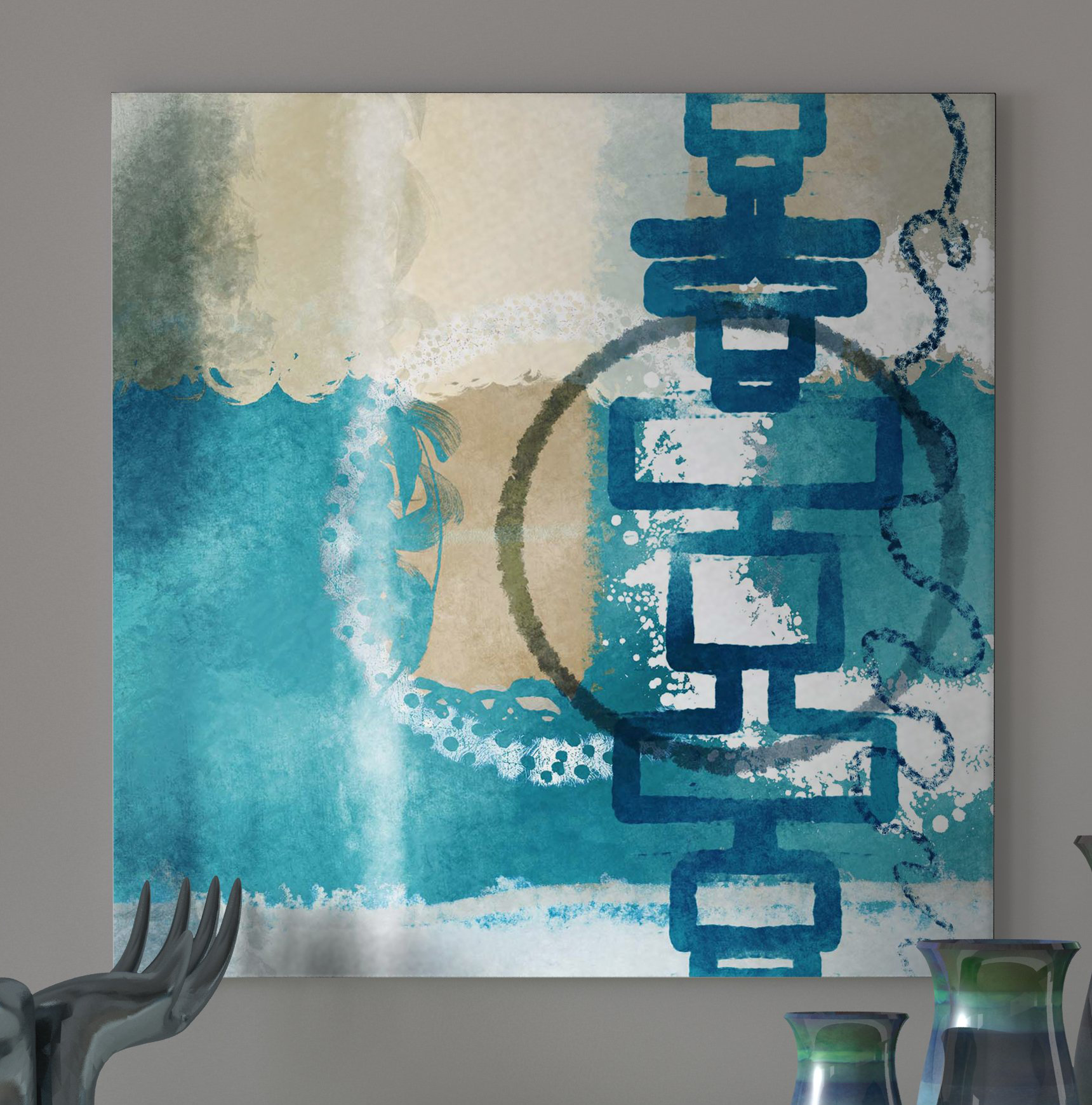 Wrought Studio™ Sheer Fair - Wrapped Canvas Painting Print | Wayfair