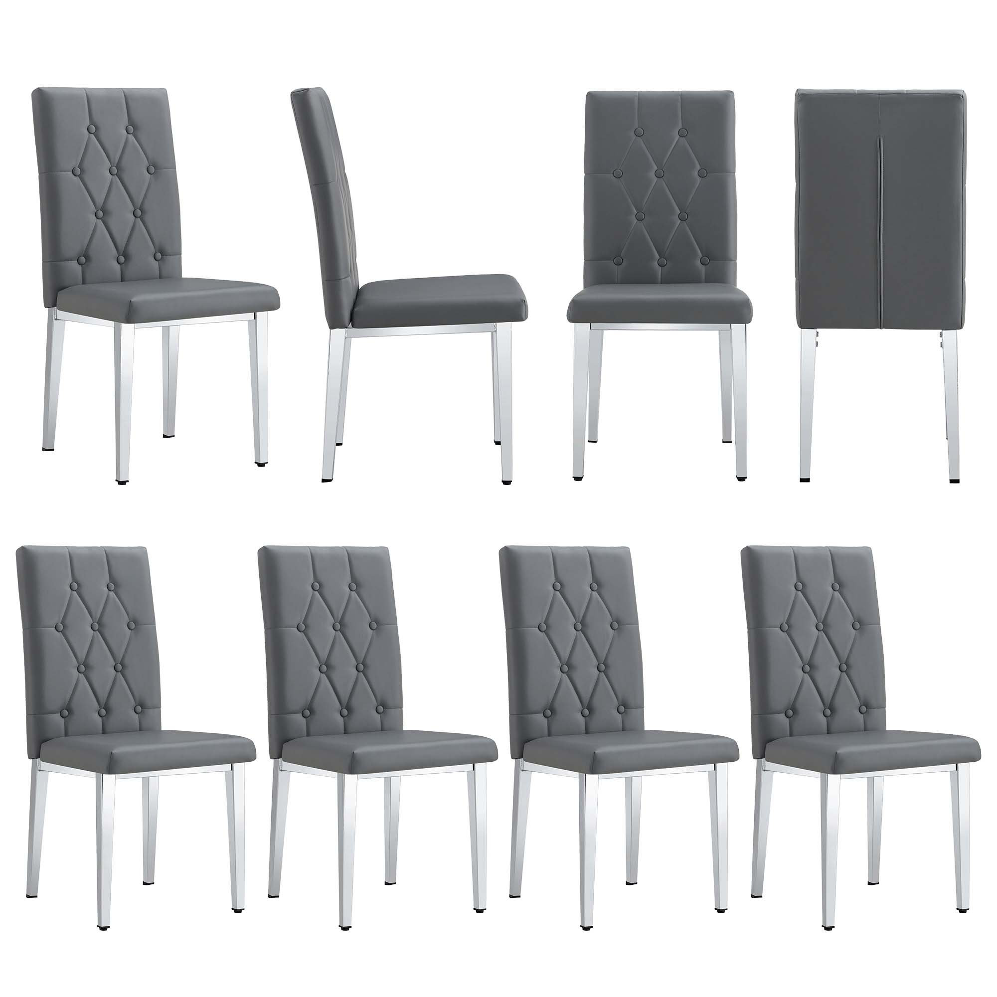 Everly Quinn Versatile Dining Chairs with Classic and Modern Design for ...