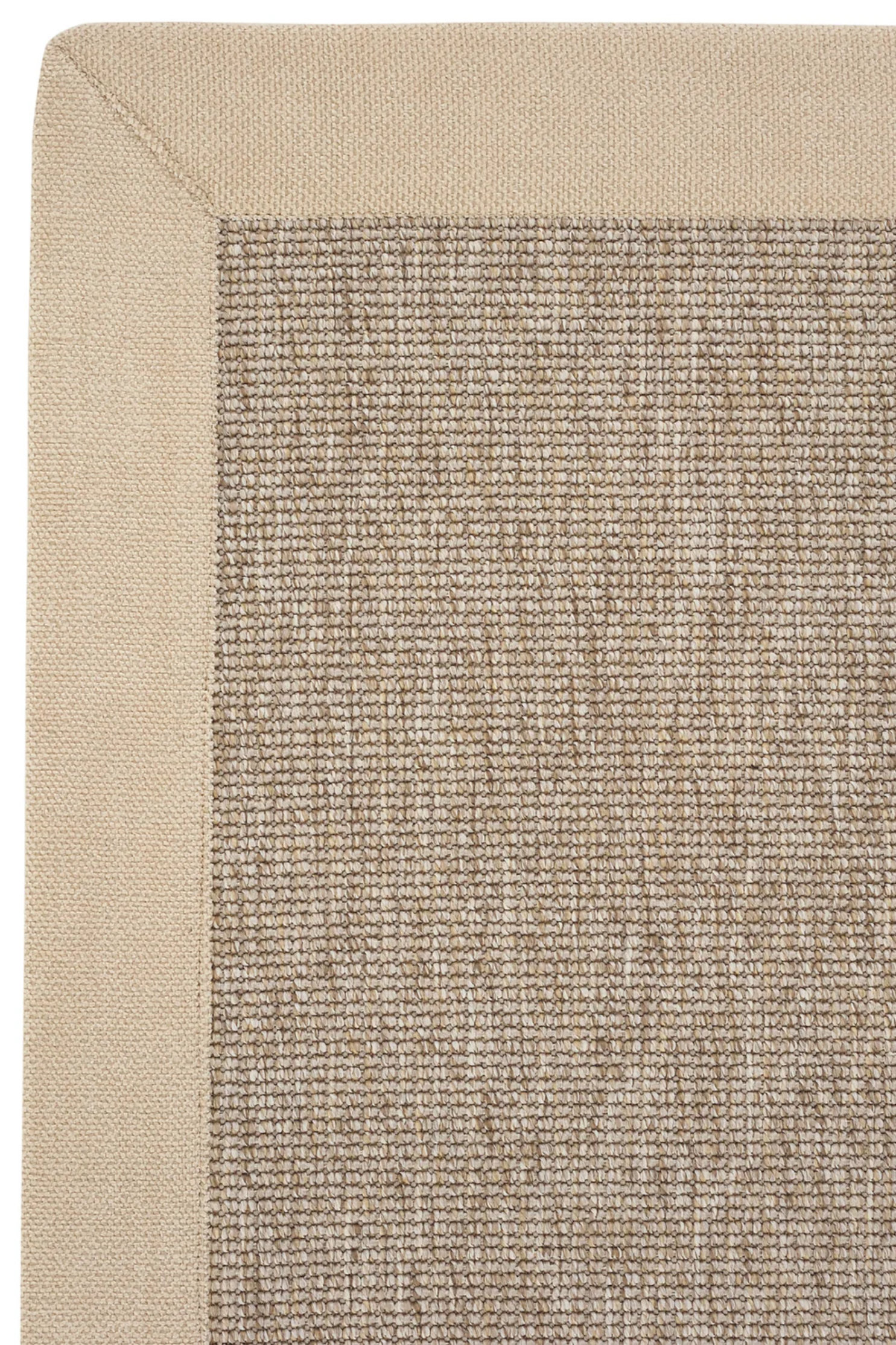 Rugpera Klem Linen Naples Border Sisal Carpet | Wayfair
