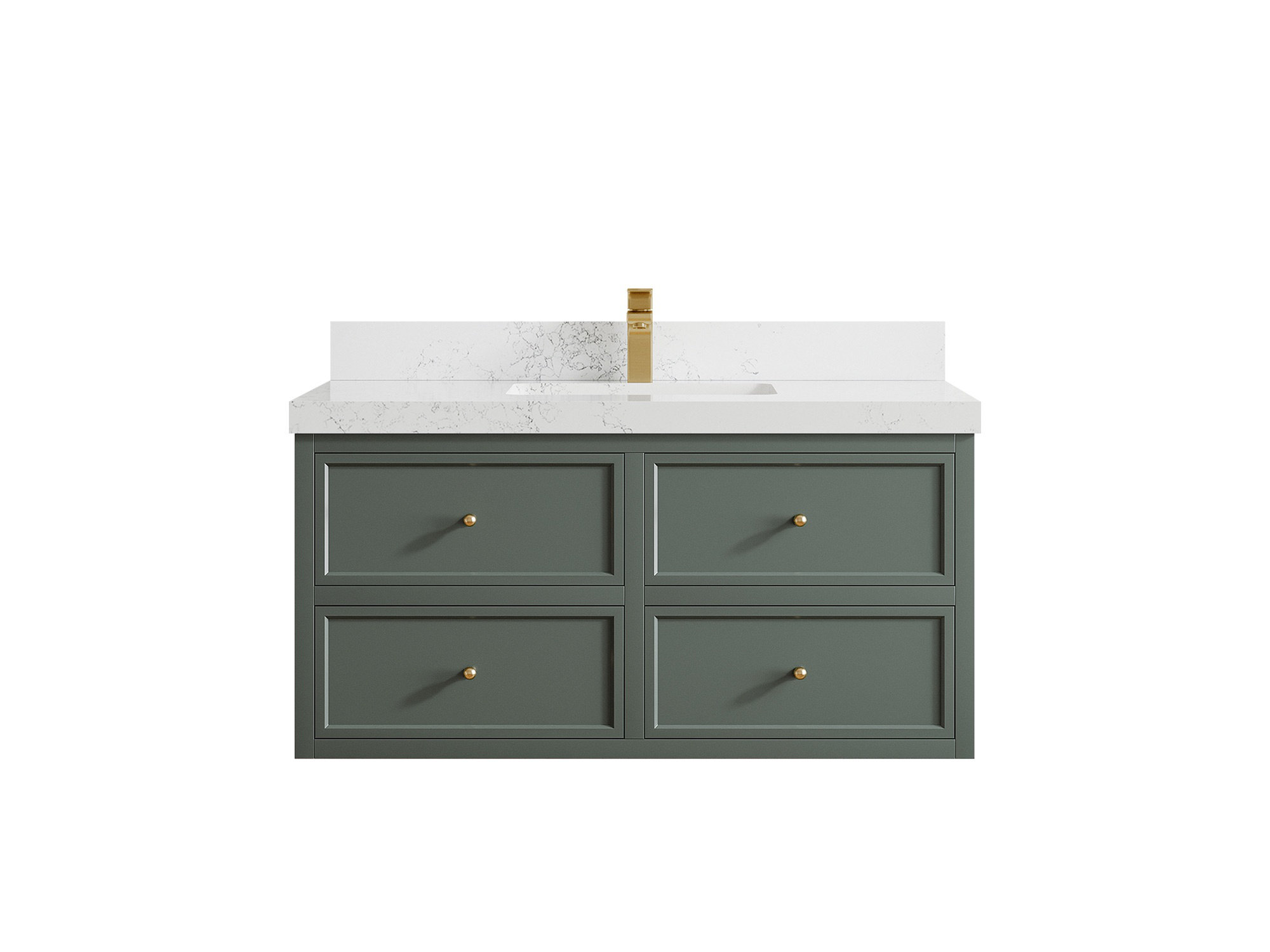 Willow Collections Roswell Floating 42'' Single Bathroom Vanity with ...