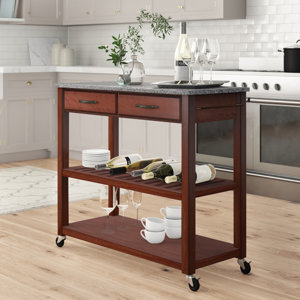 Granite Kitchen Islands & Carts You'll Love | Wayfair