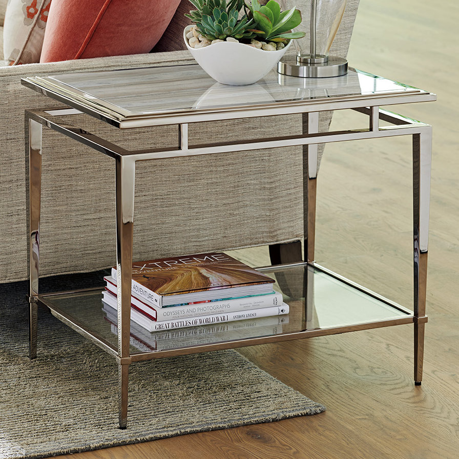 Lexington Ariana Athene Stainless End Table | Wayfair