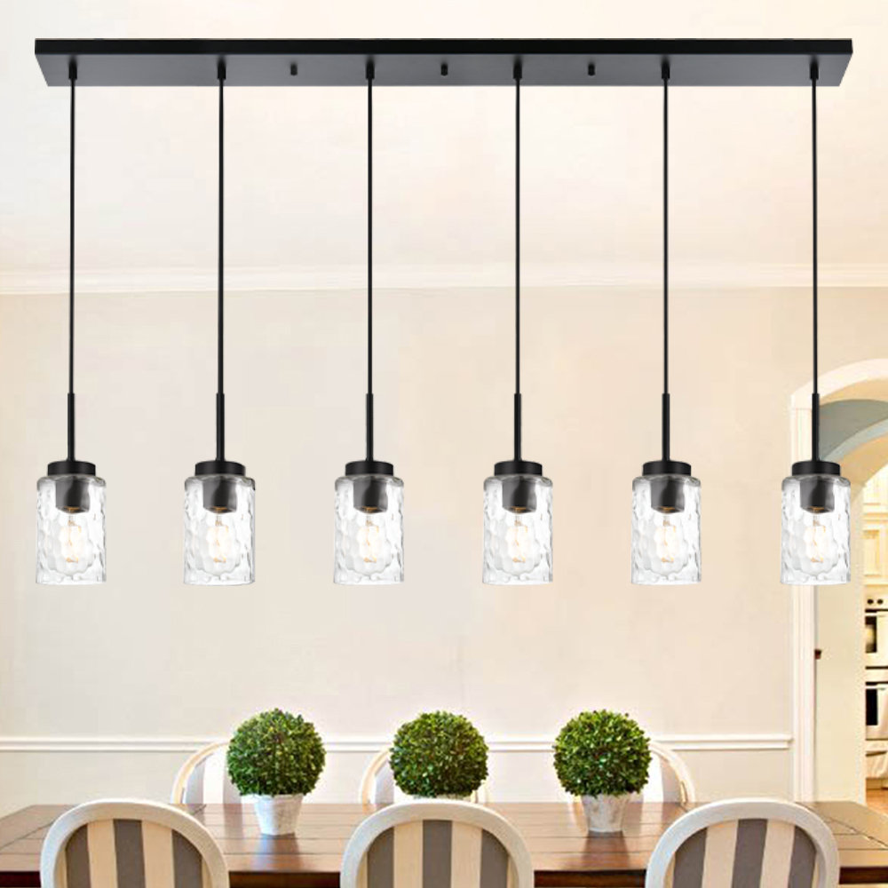 Wrought Studio™ Modern Linear Chandeliers For Dining Room, Industrial ...