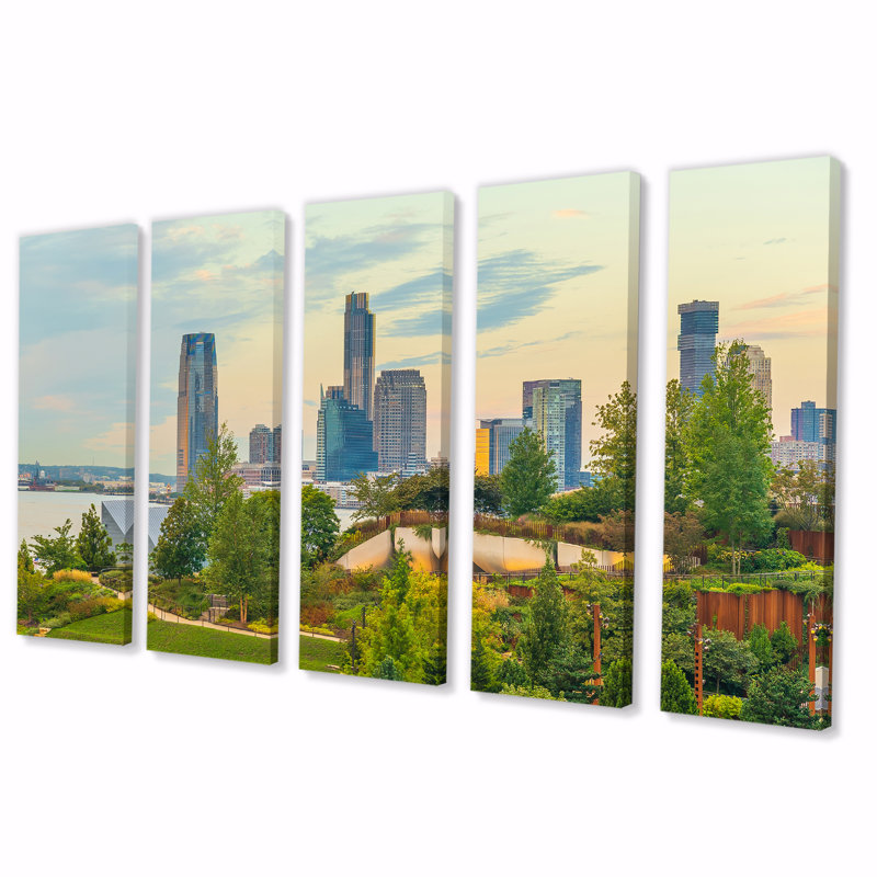 Latitude Run® Park In Manhattan - Cityscapes Wall Decor - 5 Equal ...