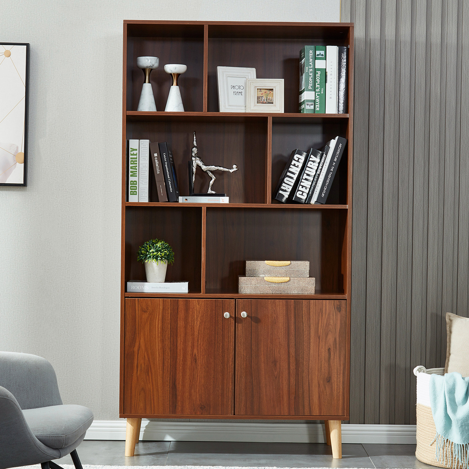 Corrigan Studio® Bookcase | Wayfair