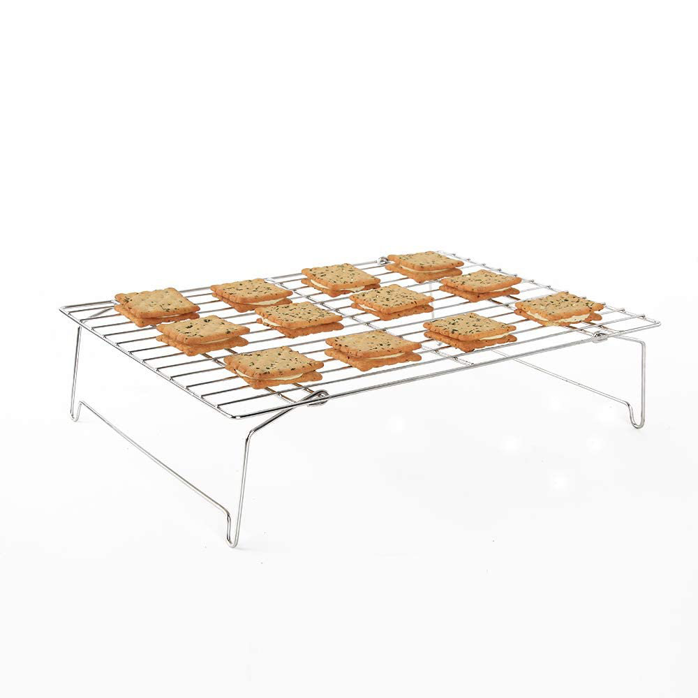 chuangyanUS Cooling Baking Rack Set Of 4, 100% 304 Stainless Steel Wire ...