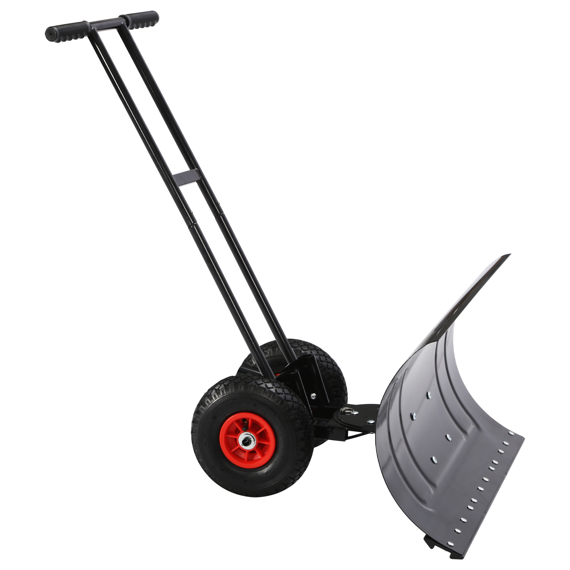 INMITOM Snow Shovel Pusher Plow with Wheels | Wayfair