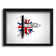 Brayden Studio Union Jack Splash - Single Picture Frame Graphic Art on ...