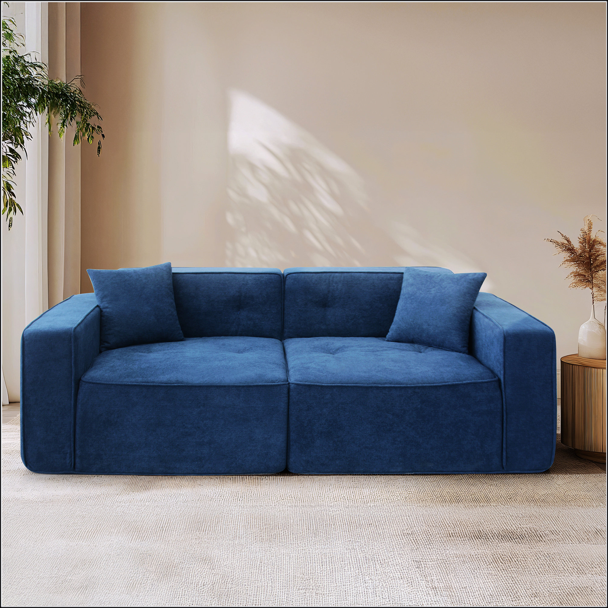 Hokku Designs Modern Teddy Velvet Sofa - Wayfair Canada