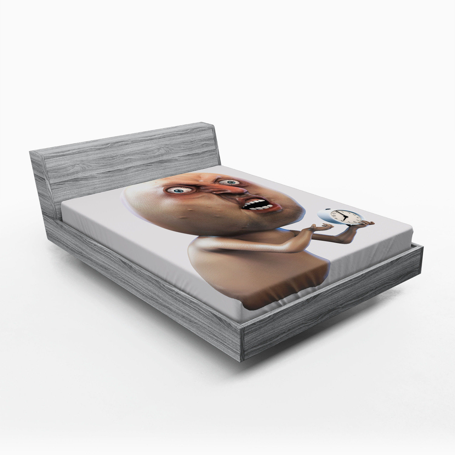 Ambesonne Humor Fitted Sheet | Wayfair