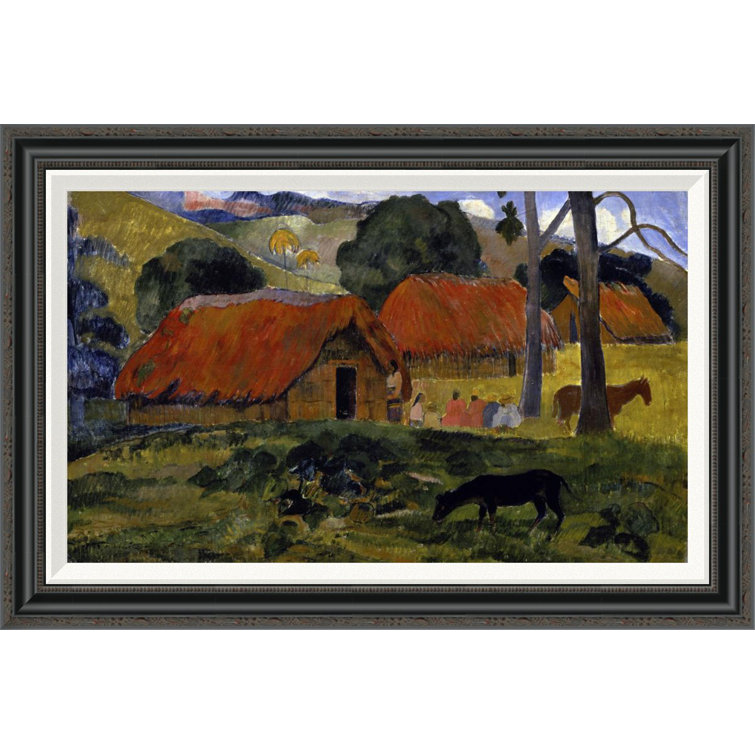 Global Gallery 'Dog Canine in front of the Hut (Le Chien Devant la ...