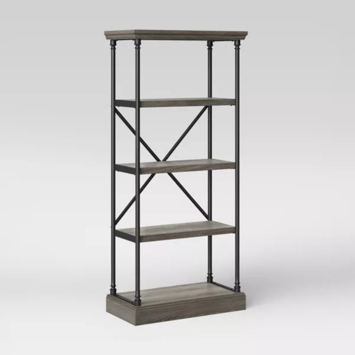 Rosalind Wheeler 65" Cast Iron Bookshelf | Wayfair