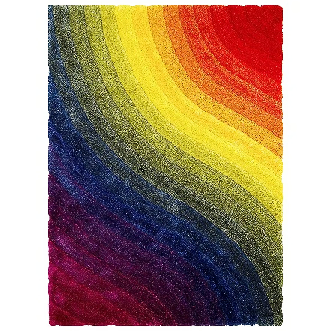 Orren Ellis New Rug 3D Rainbow - Wayfair Canada