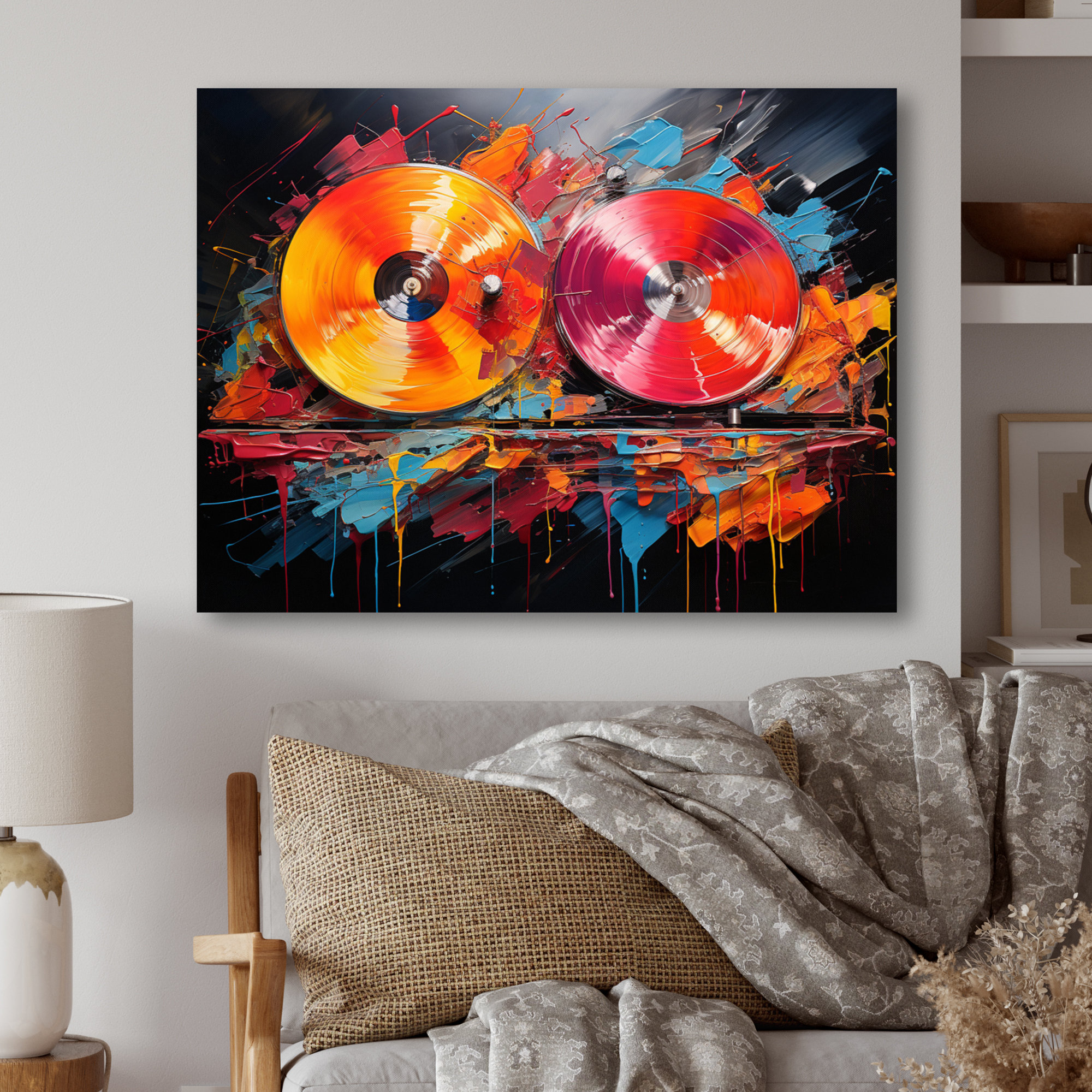 Wrought Studio™ Popart Vinyl Record Reverie V - Vinyl Records Print on ...