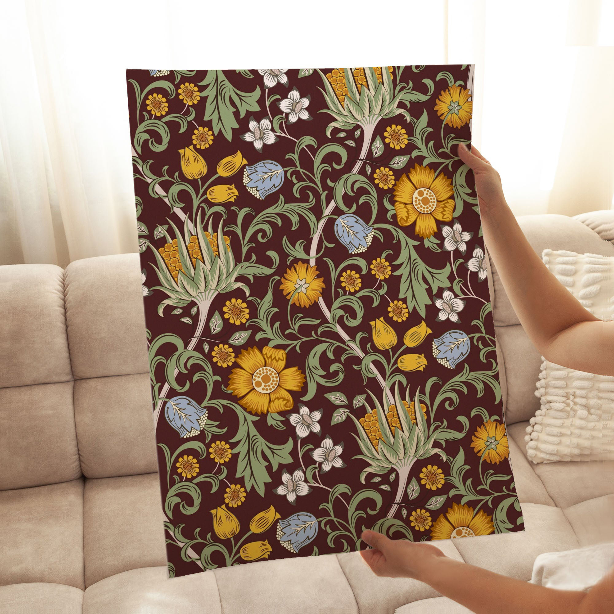 Winston Porter Floral William Morris Style Pattern XI Classical ...