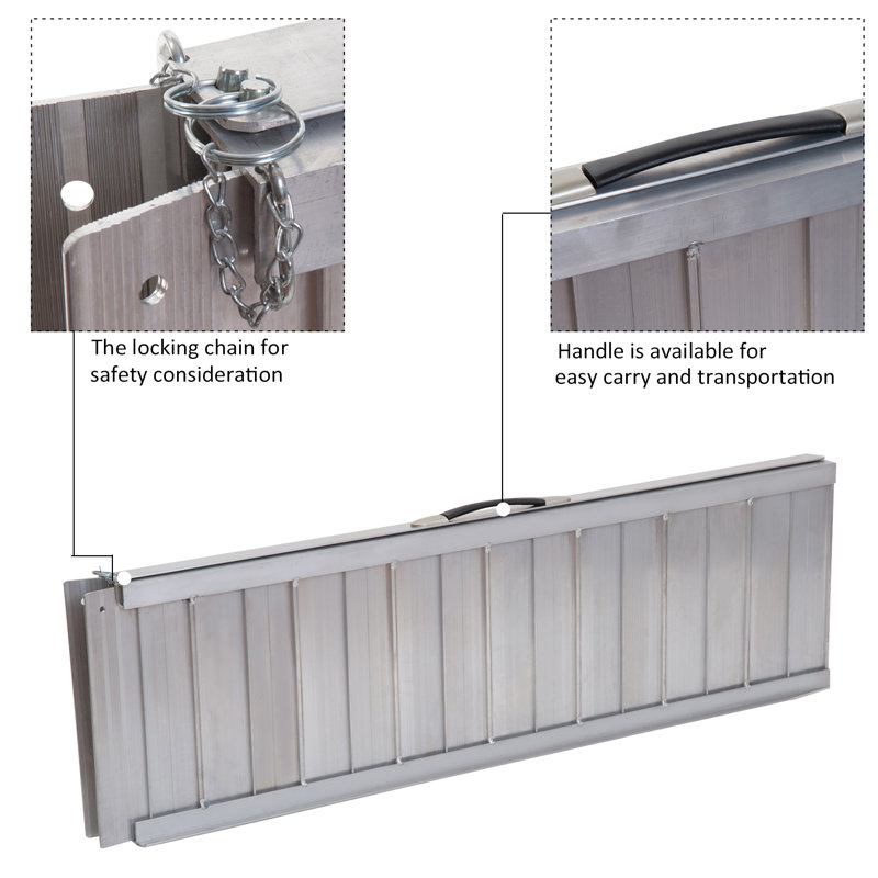 HomCom Metal Portable Ramp & Reviews | Wayfair