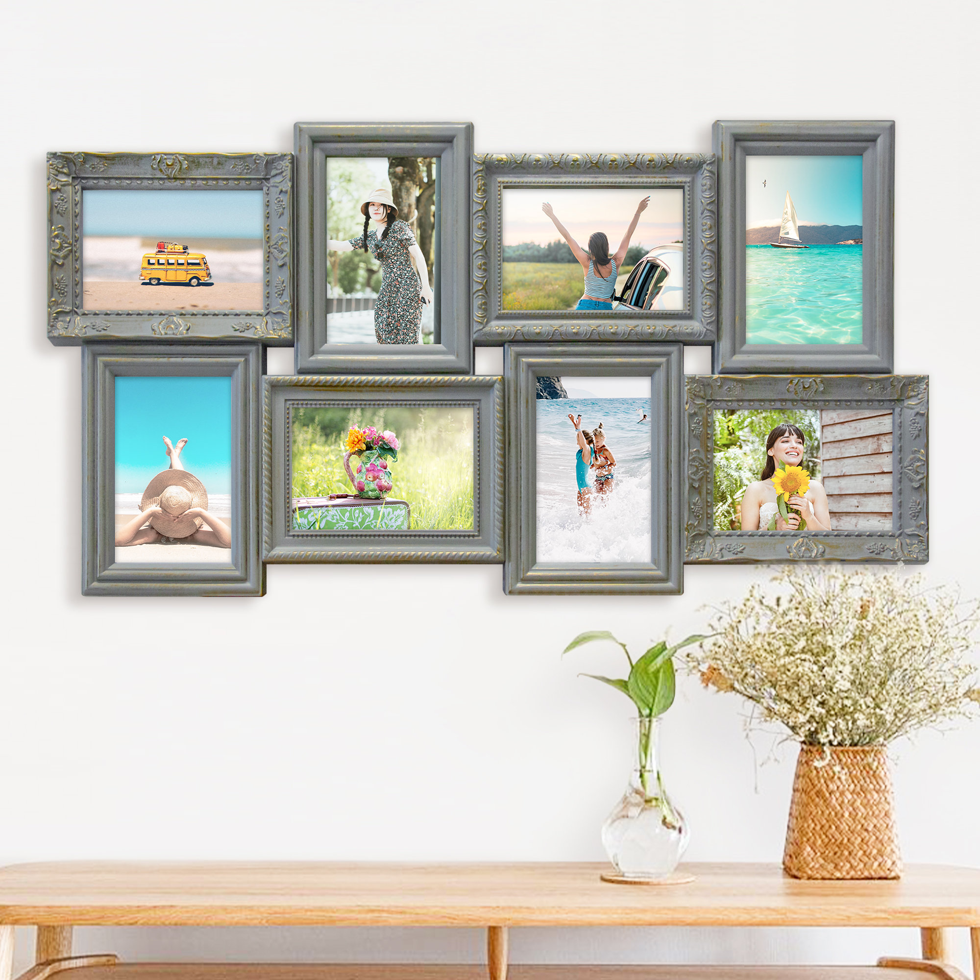 Gracie Oaks Zniyah Wall Gallery Picture Frame | Wayfair