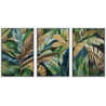 wall26 " Tropical Serenity Three-Piece Lush Green Foliage Banana Leaves ...