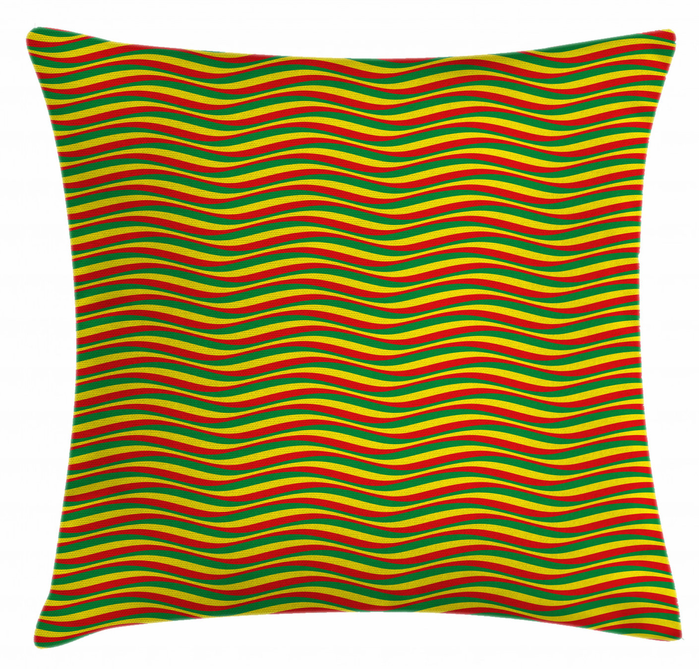 Ambesonne Rasta Indoor / Outdoor Chevron 28" Throw Pillow Cover | Wayfair