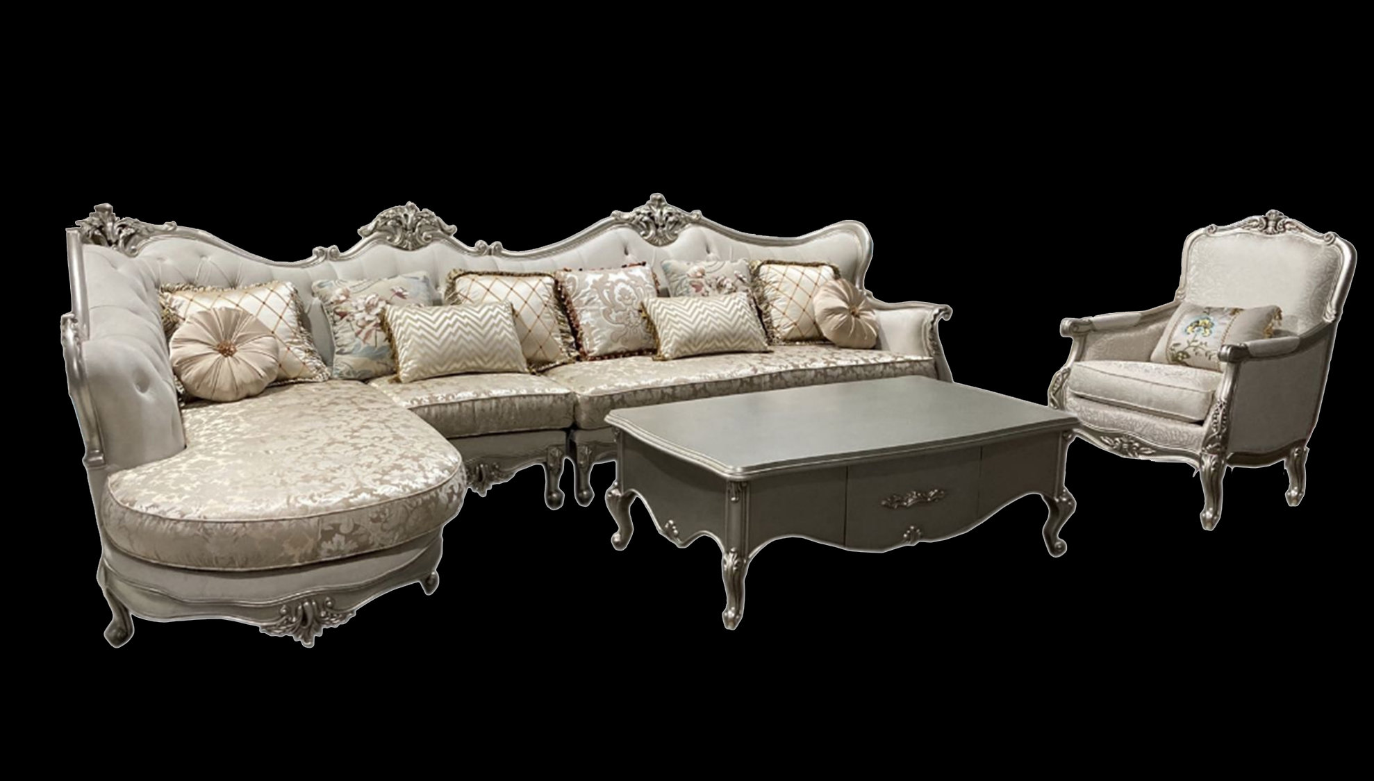 Infinity Furniture Import Infinity 3 Piece Sectional Living Room Set ...