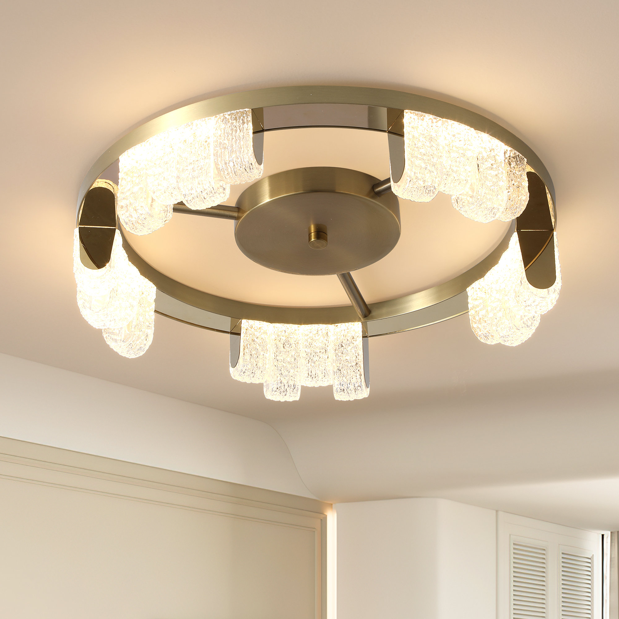 Latitude Run® Coan 5 - Light 15.74" LED Acrylic Flush Mount | Wayfair