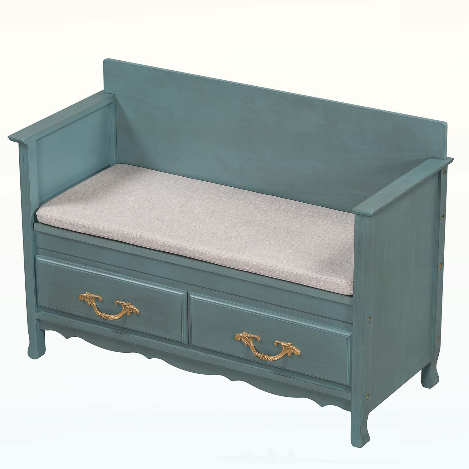 17 Stories Shoe Storage Bench with Back | Wayfair
