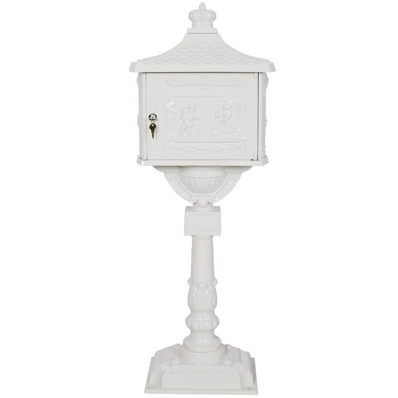 KANDENT Metal Column Box Cast Aluminum Mail Box,Postal Box , Mailbox ...