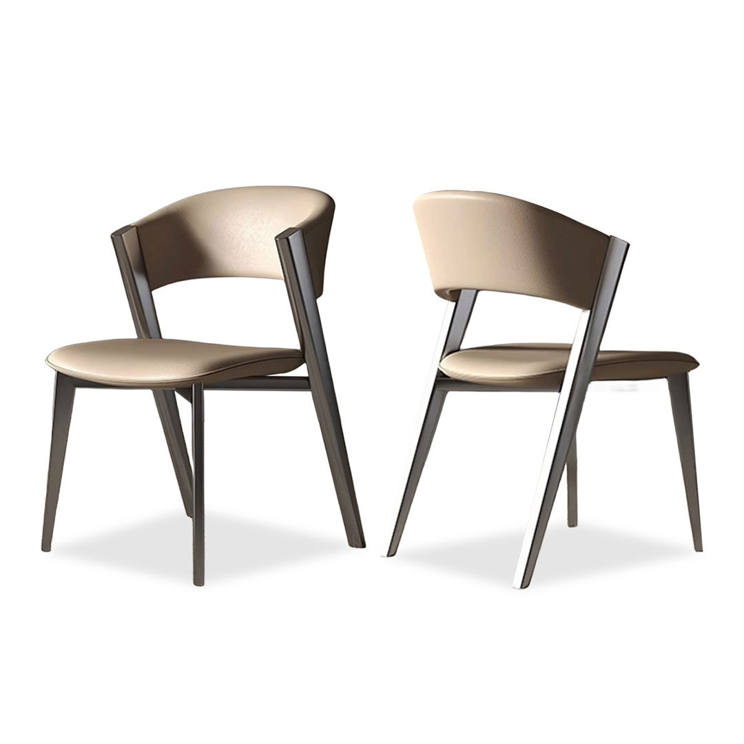 Corrigan Studio® 18.5" Khaki Solid back side Chair(Set of 2) | Wayfair