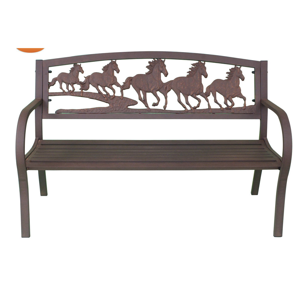 Gardeco 100% Cast Iron Bench with Countryside Theme | Wayfair.co.uk