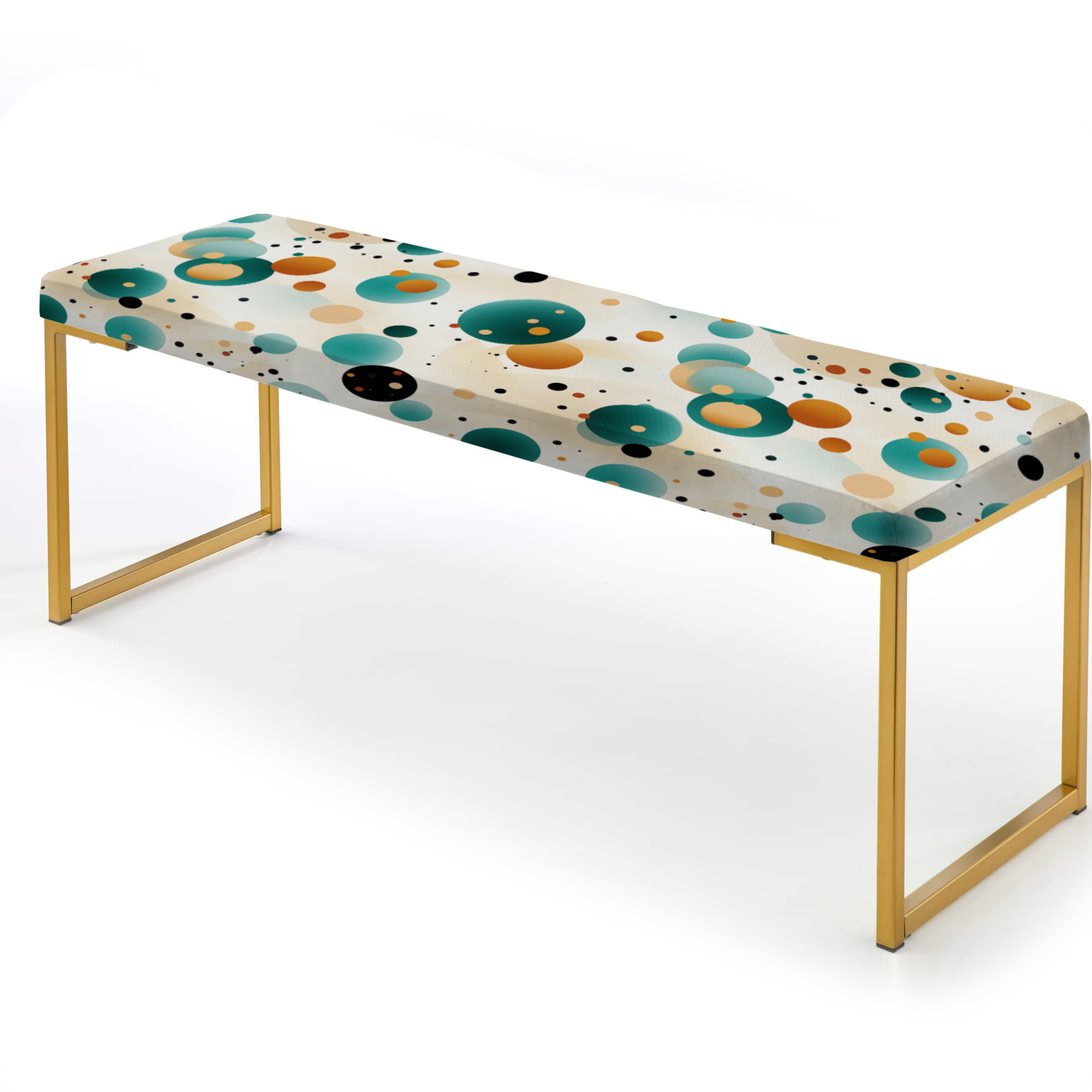 Design Art Bohemian Flair Polka Dots Pattern - Polka Dots Upholstered ...