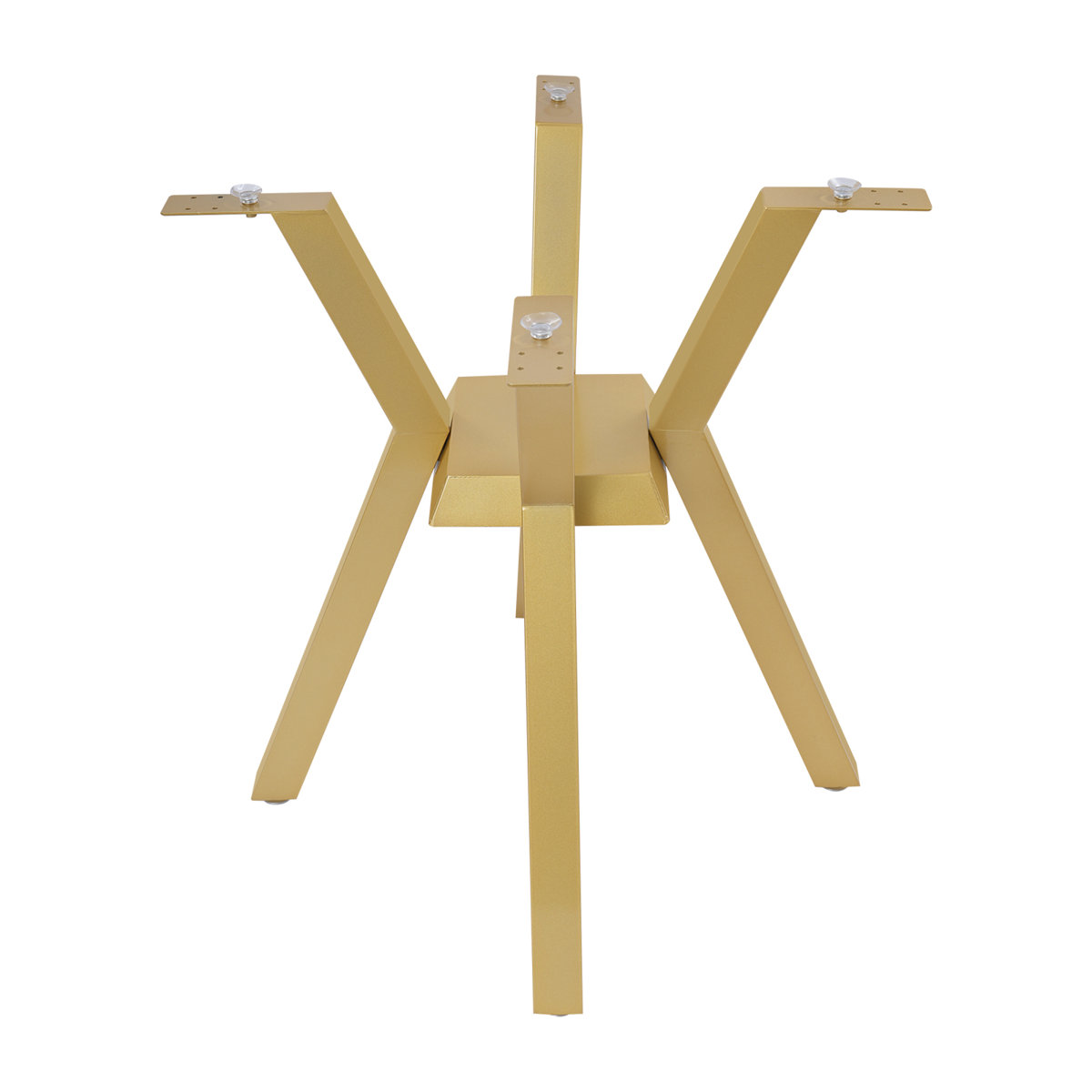 YYBUSHER 28-Inch Modern Metal Table Base For Kitchens, Living Rooms ...