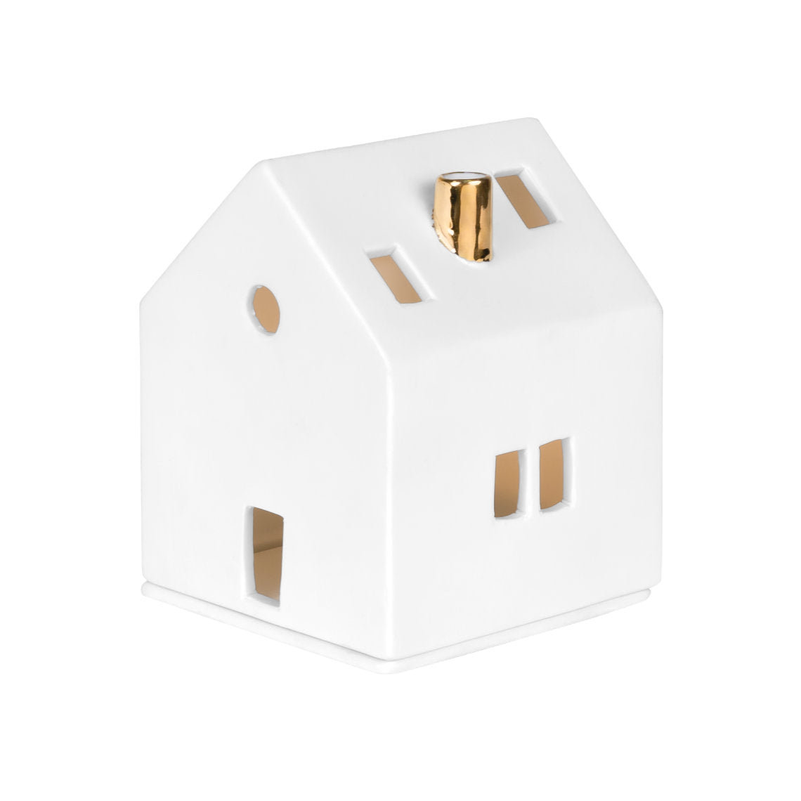 Räder Porcelain Village House - Gold Chimney | Wayfair